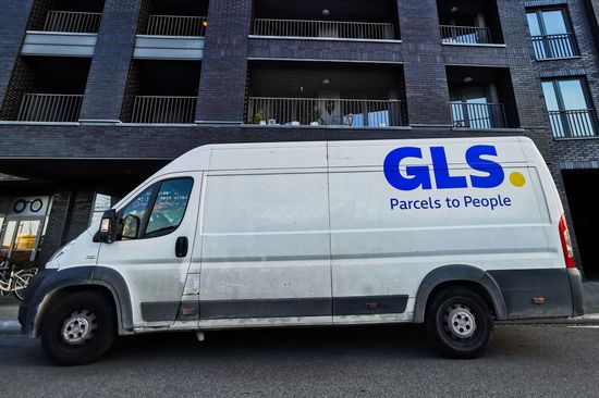 Gls Delivery Van Seen Krakow Poland Editorial Stock Photo - Stock Image ...
