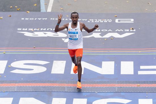 Abdi Nageeye Netherlands Crosses Finish Line Editorial Stock Photo ...
