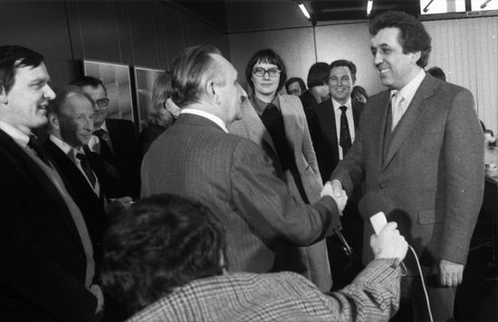 Visit Chairman Fdj Gdr Egon Krenz Editorial Stock Photo - Stock Image ...