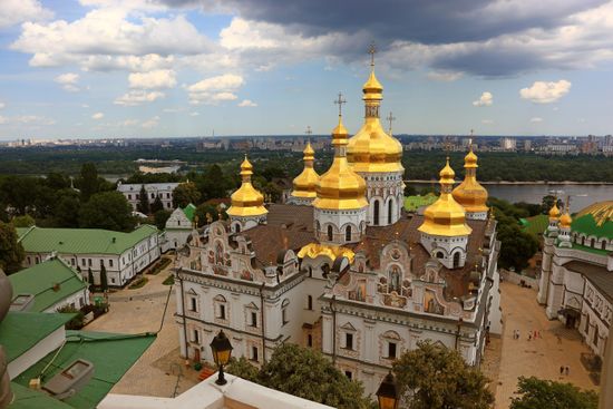 View Monastery Complex Kiev Cave Monastery Editorial Stock Photo ...