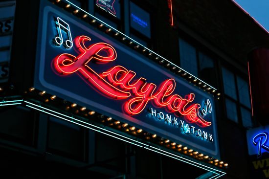 Laylas Neon Sign On Broadway Nashville Editorial Stock Photo - Stock ...