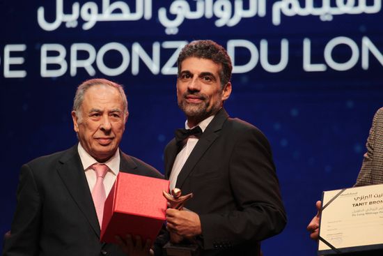 Egyptian Director Samir Nasr Poses Bronze Editorial Stock Photo - Stock ...