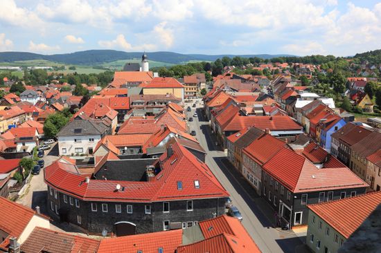 Eisfeld Hildburghausen County Thuringia Bavaria Germany Editorial Stock ...