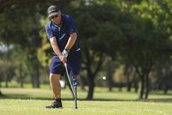 Single Leg Amputee Mike Emanuel South Editorial Stock Photo - Stock ...