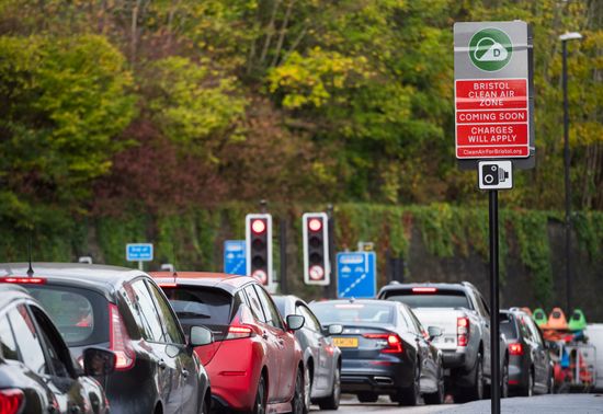 Traffic Passes Signs On A37 Wells Editorial Stock Photo - Stock Image ...