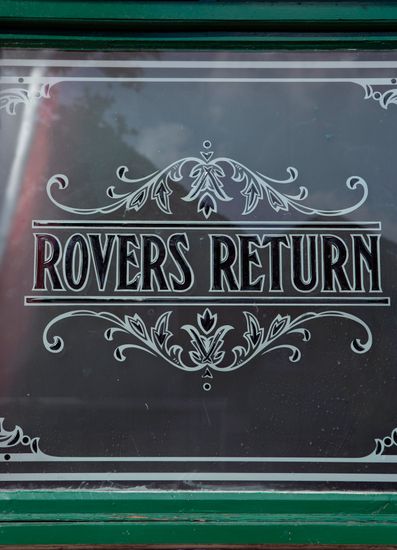 Rovers Return Inn On Itv Set Editorial Stock Photo - Stock Image ...