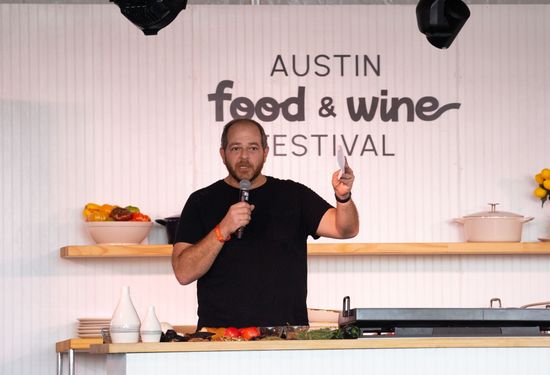 Andy Langer Introduces Chefs Diego Galicia Editorial Stock Photo ...