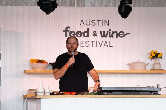 Andy Langer Introduces Chefs Diego Galicia Editorial Stock Photo ...
