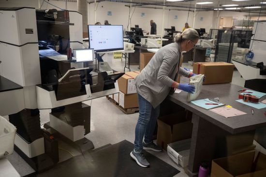 Ballot Workers Manage Votes Received By Editorial Stock Photo - Stock ...