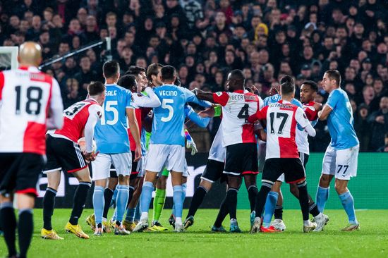 Rotterdam Clash Between Two Teams During Editorial Stock Photo - Stock ...