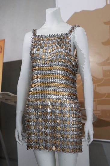 Paco Rabanne Bicolor Aluminum Metal Dress Editorial Stock Photo - Stock ...