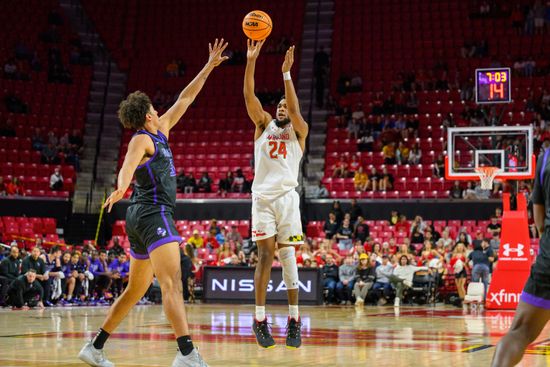 Maryland Terrapins Forward Donta Scott 24 Editorial Stock Photo - Stock ...