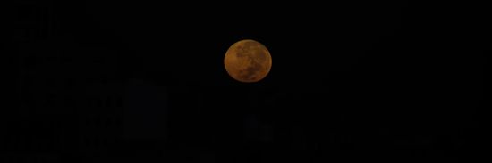Full Moon Sets Over Neighborhood Sanaa Editorial Stock Photo - Stock ...