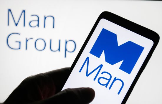 This Photo Illustration Man Group Plc Editorial Stock Photo - Stock ...