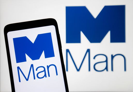 This Photo Illustration Man Group Plc Editorial Stock Photo - Stock ...