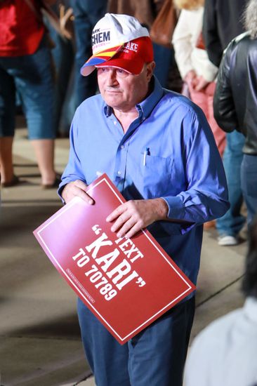 Man Wearing Two Political Hats Listens Editorial Stock Photo - Stock ...