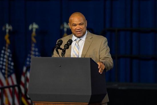 Maryland Treasurer Dereck Davis Delivers Remarks Editorial Stock Photo ...