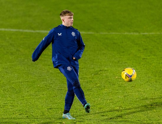 Rangers B Team Midfielder Charlie Lindsay Editorial Stock Photo - Stock ...
