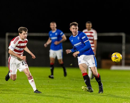 Rangers B Team Defender Connor Allan Editorial Stock Photo - Stock ...