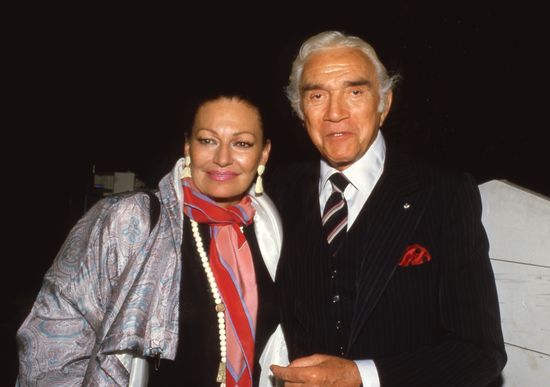 Lorne Greene Nancy Deale Circa 1980s Editorial Stock Photo - Stock ...