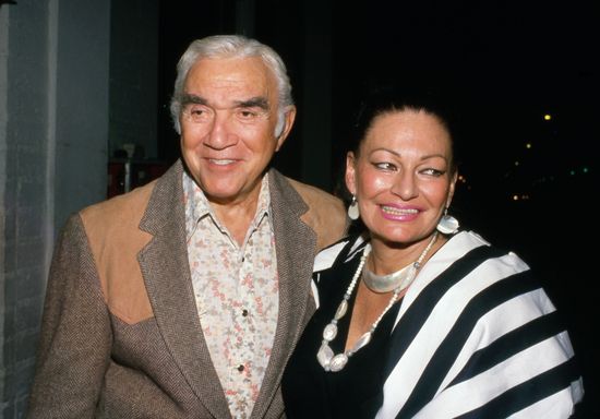 Lorne Greene Nancy Deale Circa 1980s Editorial Stock Photo - Stock ...