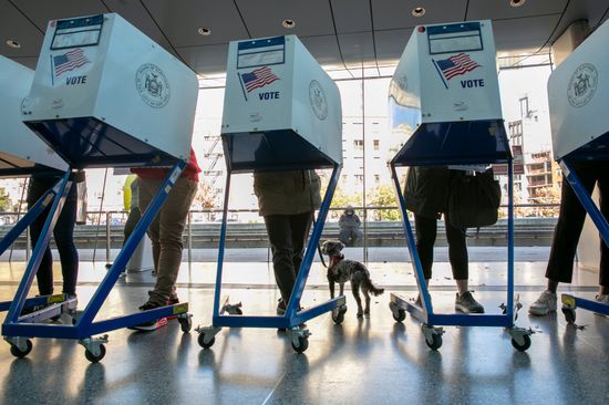 People Vote Polling Site Central Brooklyn Editorial Stock Photo - Stock ...