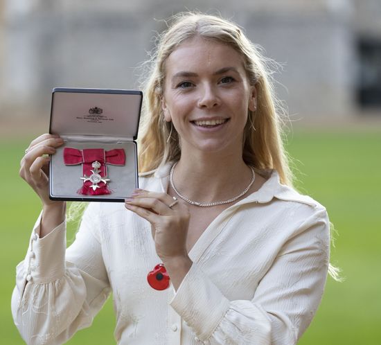 Swimmer Anna Hopkin Her Mbe After Editorial Stock Photo - Stock Image ...