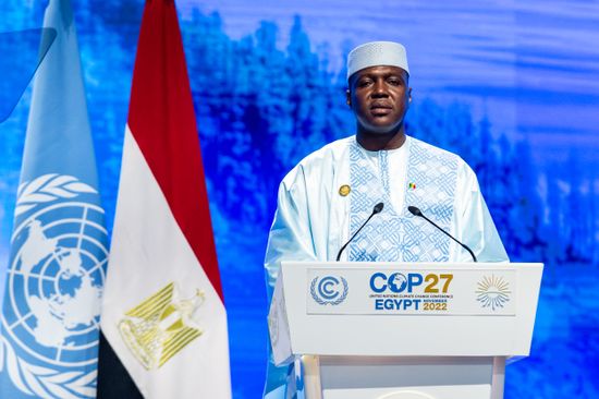 Abdoulaye Maiga Prime Minister Mali Delivers Editorial Stock Photo ...