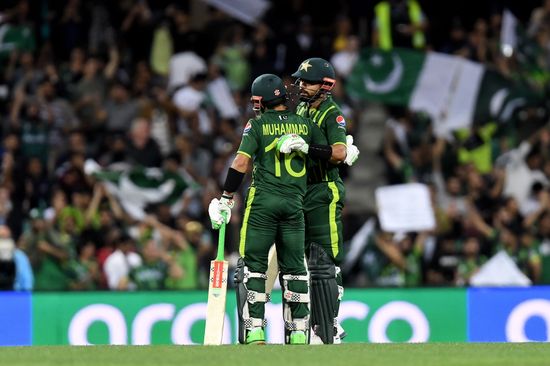 Mohammad Rizwan Babar Azam Pakistan Hug Editorial Stock Photo - Stock ...