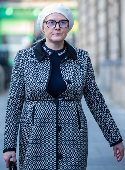 Nicholas Rossis Wife Miranda Knight Arrives Editorial Stock Photo ...