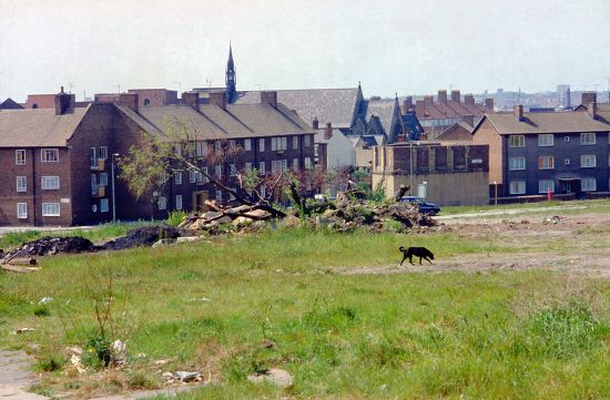 Liverpool Council Tenements Flats Wasteland Foreground Editorial Stock ...