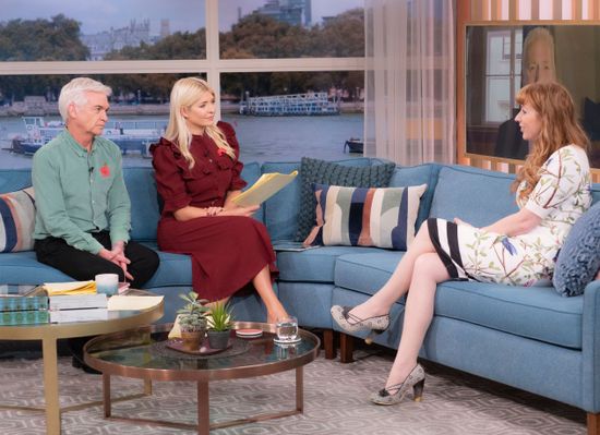 Phillip Schofield Holly Willoughby Jessikah Inaba Editorial Stock Photo ...