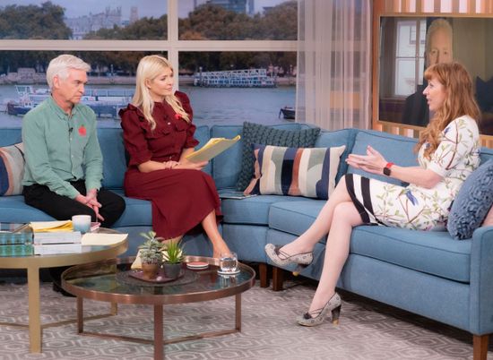 Phillip Schofield Holly Willoughby Jessikah Inaba Editorial Stock Photo ...