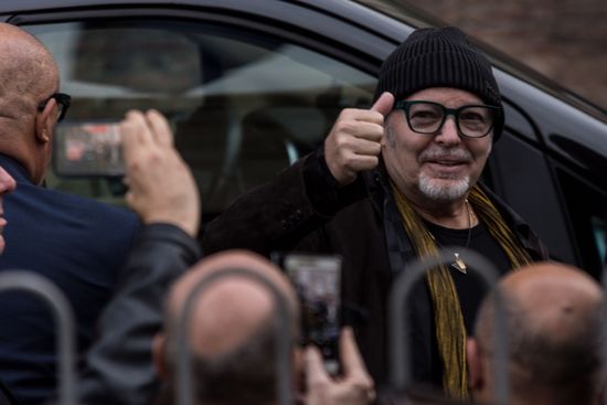 Italian Singer Vasco Rossi Received Lupa Editorial Stock Photo - Stock ...
