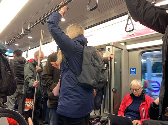 Commuters Catching Elizabeth Line Train Slough Editorial Stock Photo ...