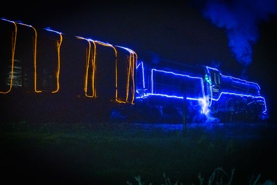 Steamlights On Bluebell Railway Vintage Steam Editorial Stock Photo ...