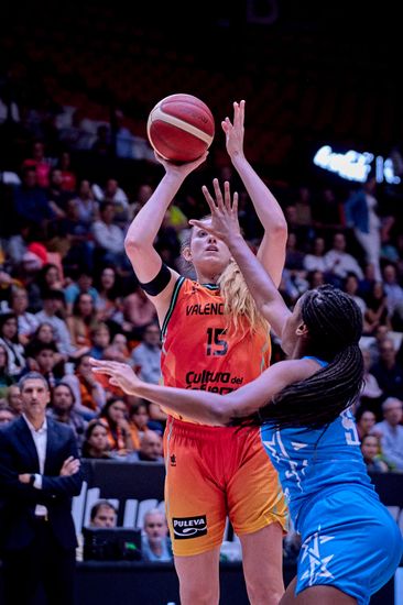 Lauren Cox Valencia Basket Action During Editorial Stock Photo - Stock ...