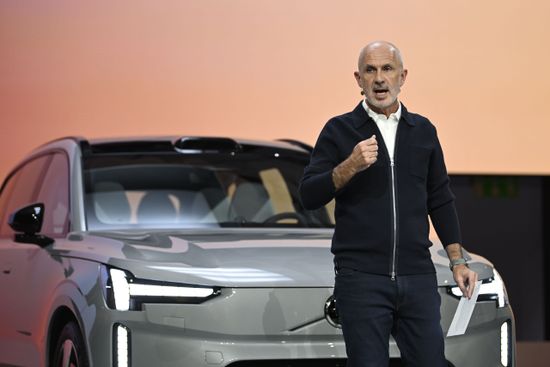 Volvo Cars Ceo Jim Rowan Presents Editorial Stock Photo - Stock Image ...