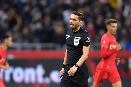 Referee Sebastian Coltescu During Game Between Editorial Stock Photo ...