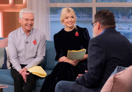 Phillip Schofield Holly Willoughby Alfred Molina Editorial Stock Photo ...