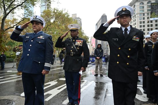 Members Military Stand Attention During Memorial Editorial Stock Photo ...