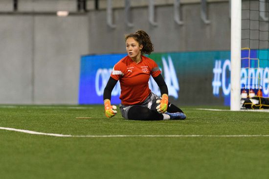 Goalkeeper Livia Peng 12 Switzerland During Editorial Stock Photo ...