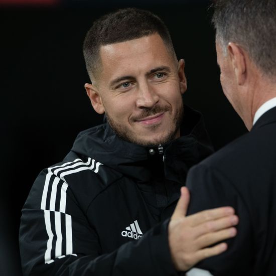 Eden Hazard Real Madrid Arrives Bench Editorial Stock Photo - Stock ...