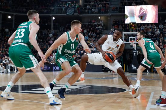 Retin Obasohan Lyon Arnas Butkevicius Zalgiris Editorial Stock Photo ...