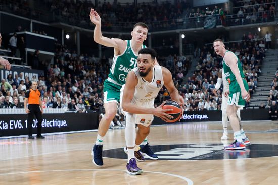 Amine Noua Lyon Arnas Butkevicius Zalgiris Editorial Stock Photo ...