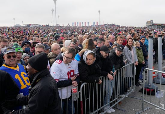 Fans Waiting Enter Stadium Editorial Stock Photo - Stock Image ...