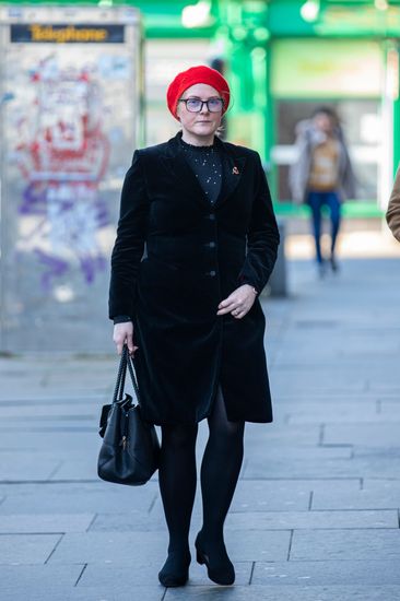 Nicholas Rossis Wife Miranda Knight Arrives Editorial Stock Photo ...