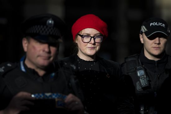 Nicholas Rossis Wife Miranda Knight Leaves Editorial Stock Photo ...