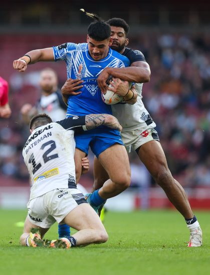 Taylan Tiny May Samoa Tackled By Editorial Stock Photo - Stock Image ...