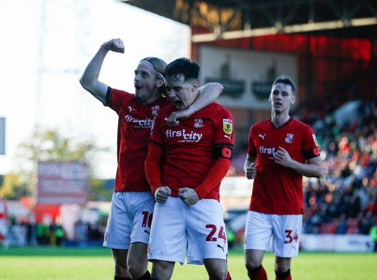 Jacob Wakeling 24 Celebrates Scoring Swindon Editorial Stock Photo ...
